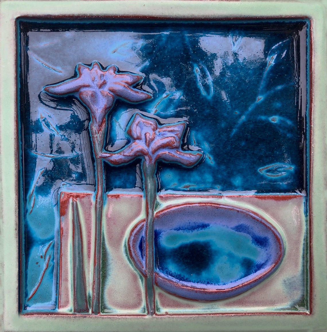 Handmade Ceramic Still Life - Iris - Etsy