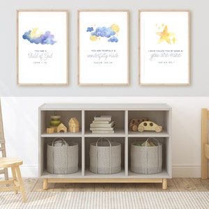 SET OF THREE | Christian Verse Children | Space Themed Digital Download ...