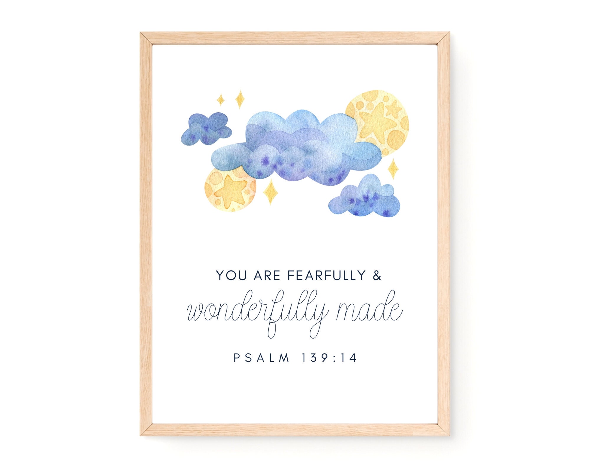 SET OF THREE | Christian Verse Children | Space Themed Digital Download ...