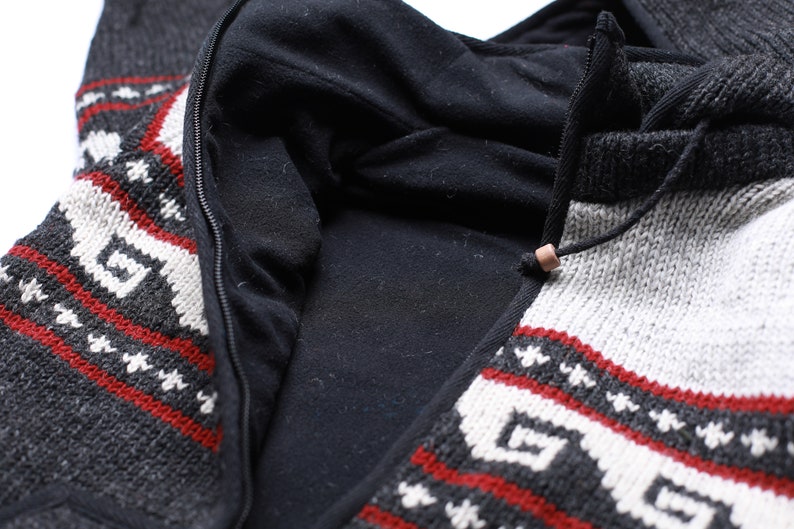 Black & White Coloured Woolen Jacket Made With Pure Wool A Classic ...