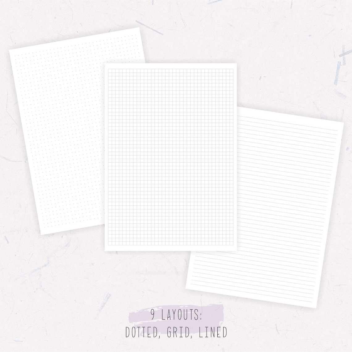 Dot Grid Lined Paper A4 US Letter Size Printable Writing Etsy dot-grid-lined-paper-a4-us-letter-size-printable-writing-etsy