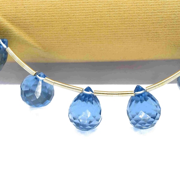 Blue Topaz Briolette - Etsy