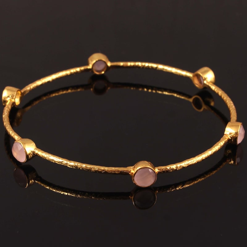 Stone Bangles - Etsy