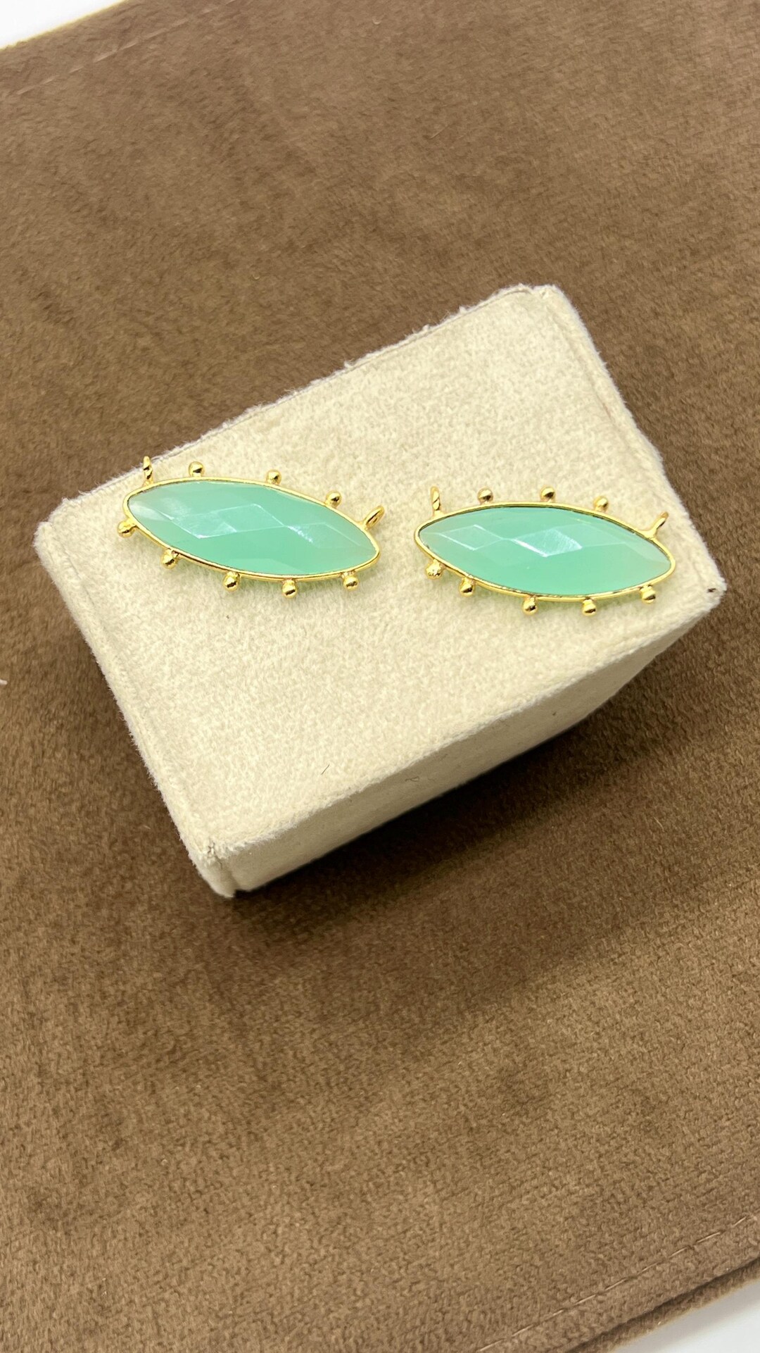 Ocean Calm Aqua Chalcedony 10x30mm Marquise Pendant Charms,gemstone ...