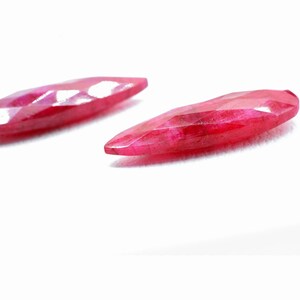 Natural Ruby Long Drop 10x30mm Briolettes,ruby Briolette,ruby Tear Drop ...