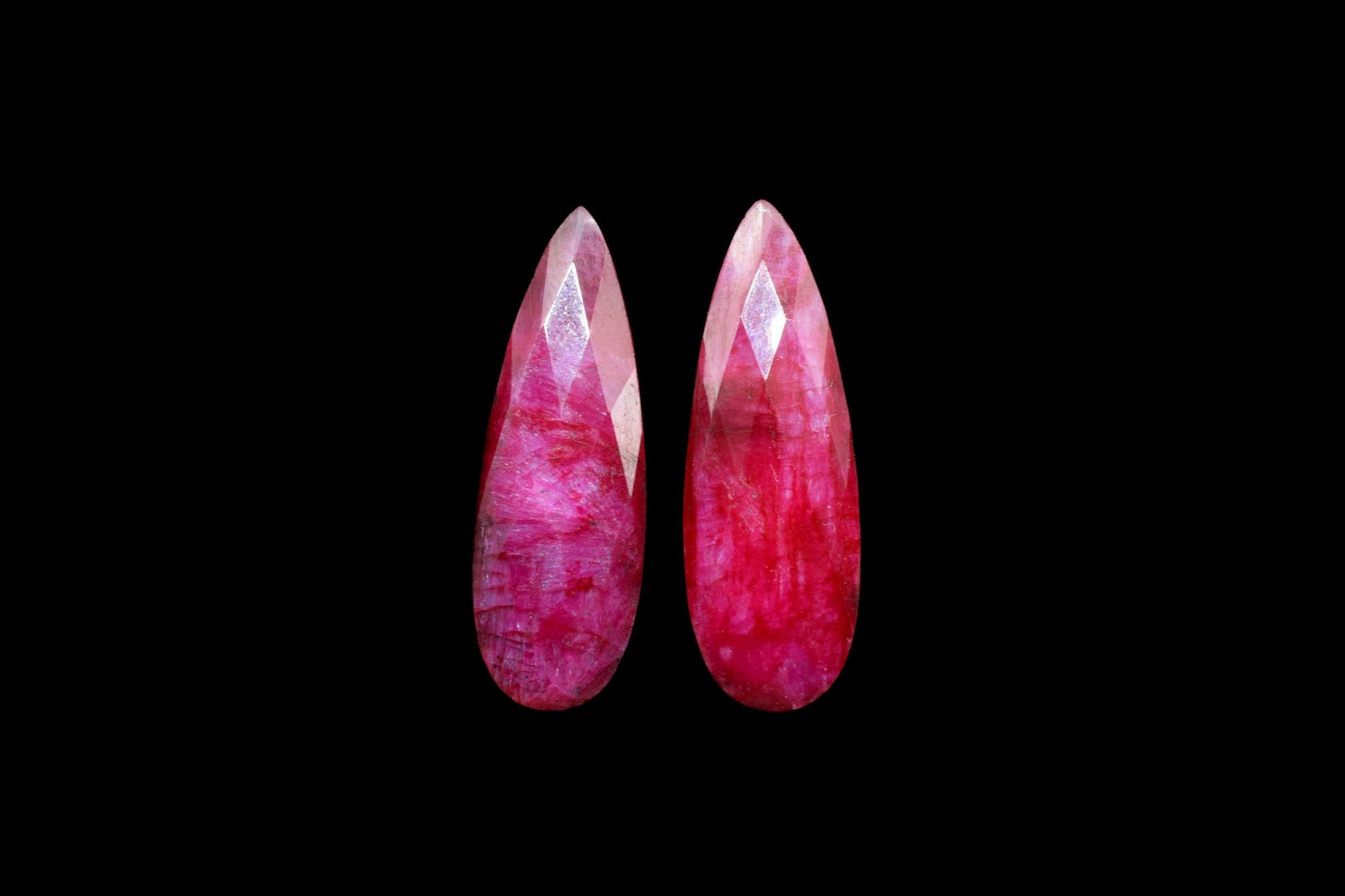 Natural Ruby Long Drop 10x30mm Briolettes,ruby Briolette,ruby Tear Drop ...