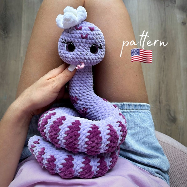 Crochet Snake - Etsy