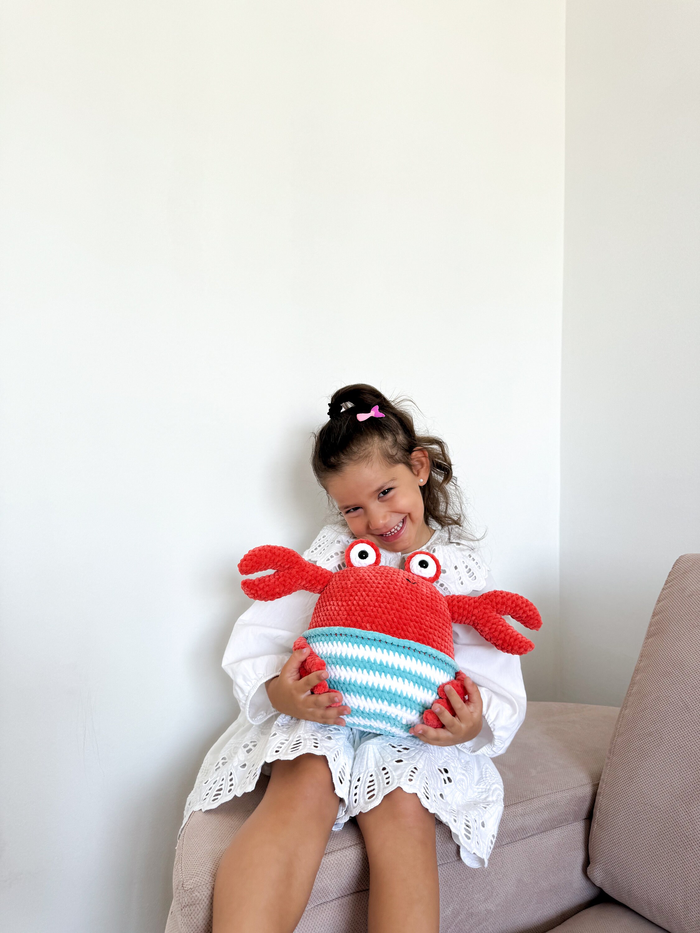 Crochet Crab Amigurumi Pattern: DIY Plush Toy Pillow (pdf Pattern, US ...