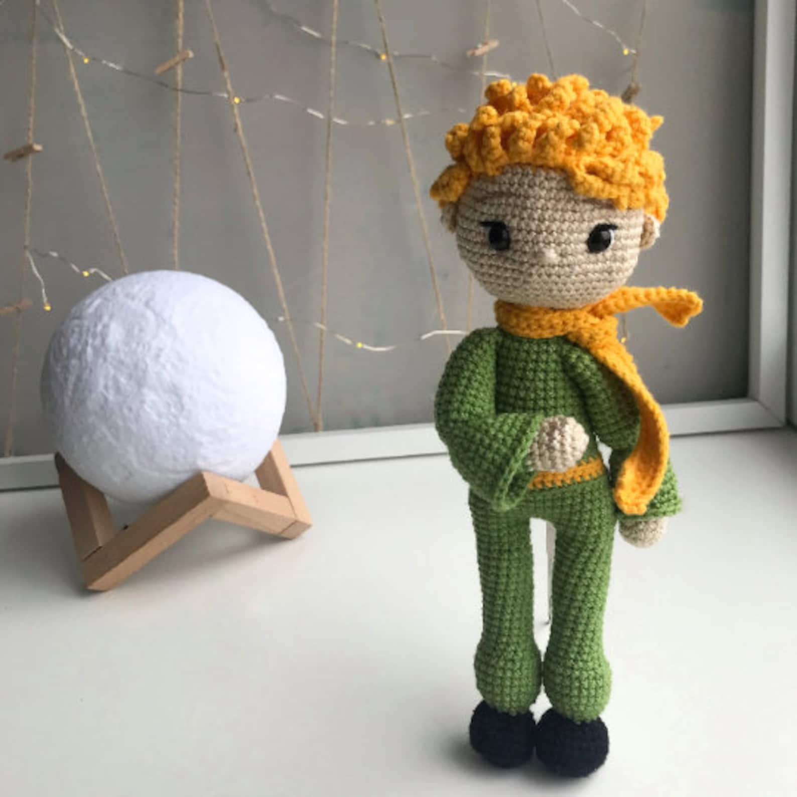 The Little Prince Crochet Doll Pattern, Amigurumi Doll Pattern, Little ...