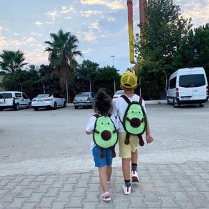 Backpack Avocado Crochet Pattern / Cute Crochet Plush Backpack for Kids ...