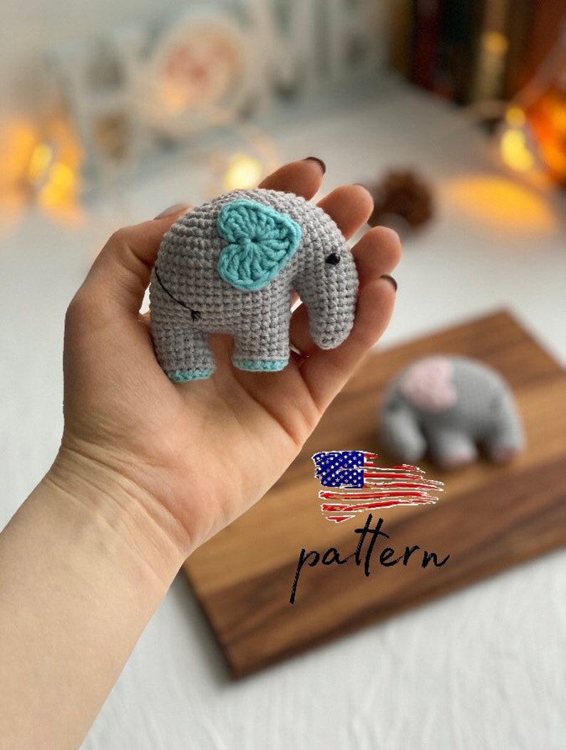 CROCHET PATTERN Elephant / Amigurumi Crochet animals elephant | Etsy