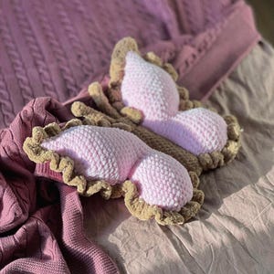 Crochet Butterfly Pillow Pattern, Plush Amigurumi Butterfly Cushion PDF ...