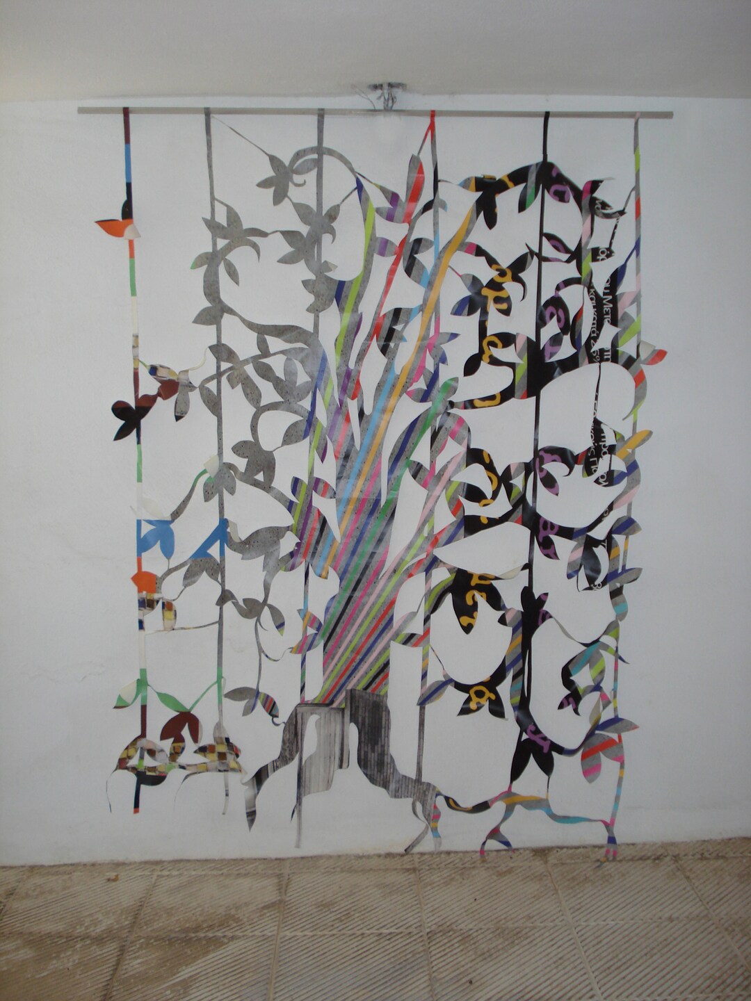 Tree Hanging Gardens,wall Art Decoration, Art Curtain,space Divider - Etsy