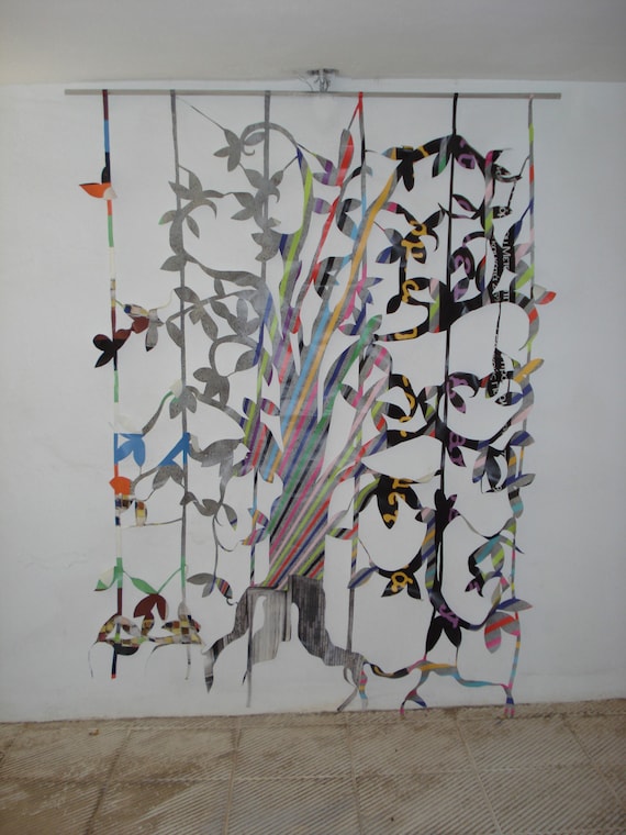 Tree Hanging Gardenswall Art Decoration Art Curtainspace | Etsy