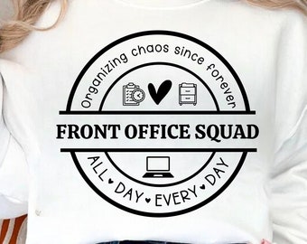 Front Office Squad SVG, Office Squad Svg, Png, Svg, Secretary Svg ...