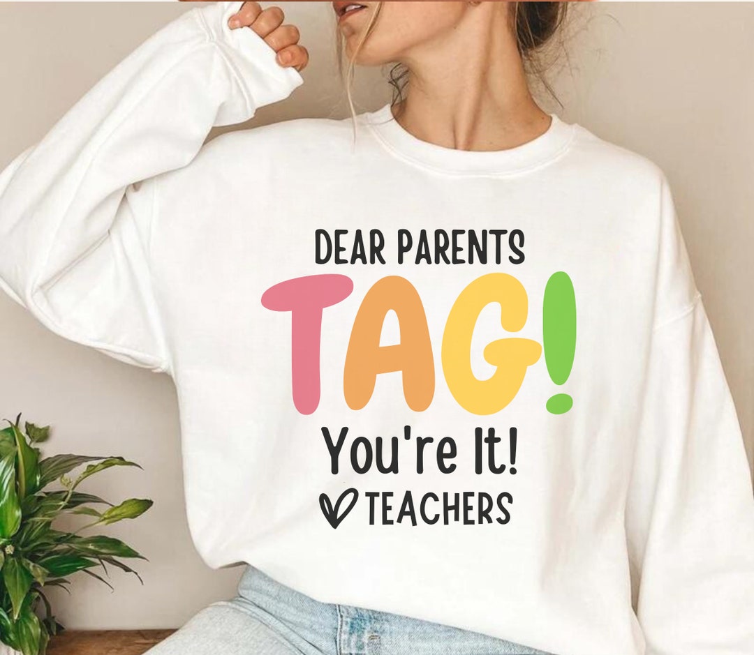 Dear Parents SVG PNG, End of School Svg, Teacher Shirt Svg, Summer Svg ...