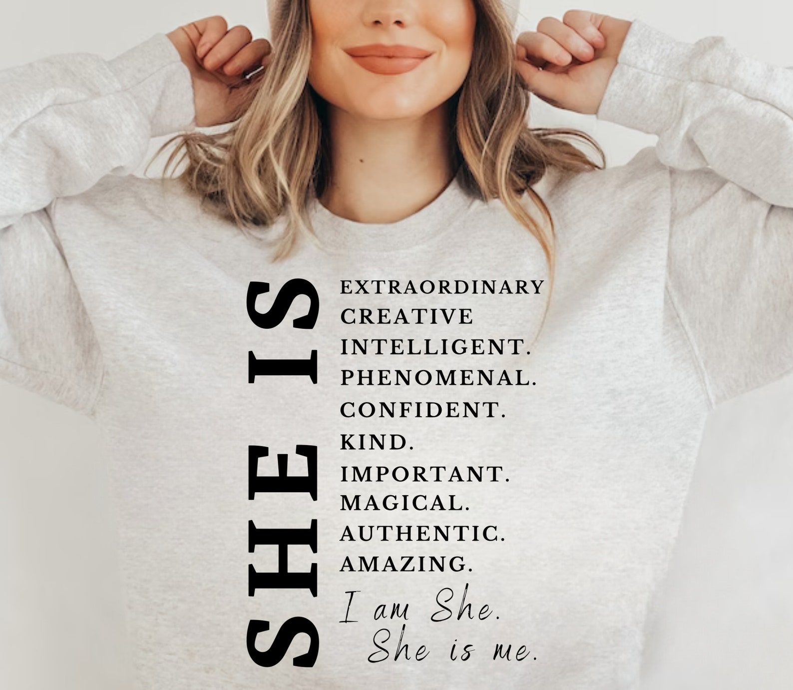Woman Affirmation Svg, She is Svg, I Am She Svg, She is Me Svg, She is ...