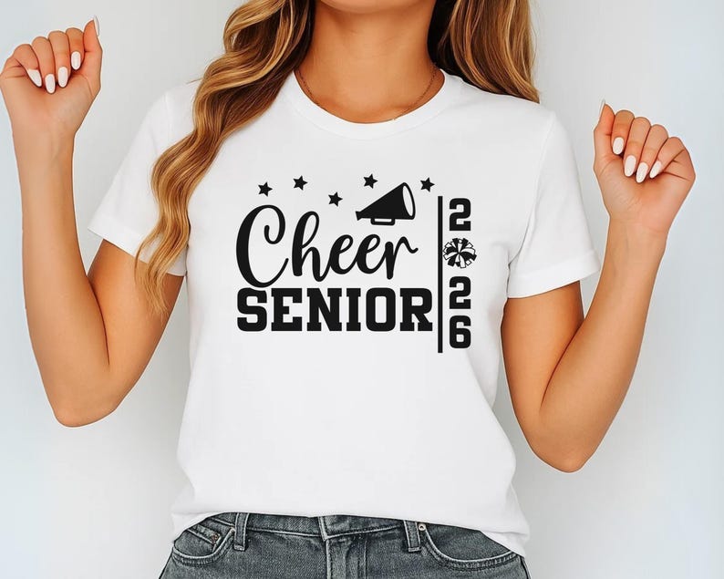 Cheer Senior 2025 SVG: Graduation Shirt Design (digital Download) - Etsy