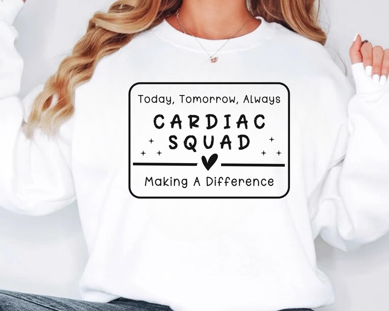 Cardiac Crew SVG PNG, Nurse Doctor Heart Design (digital Download) - Etsy