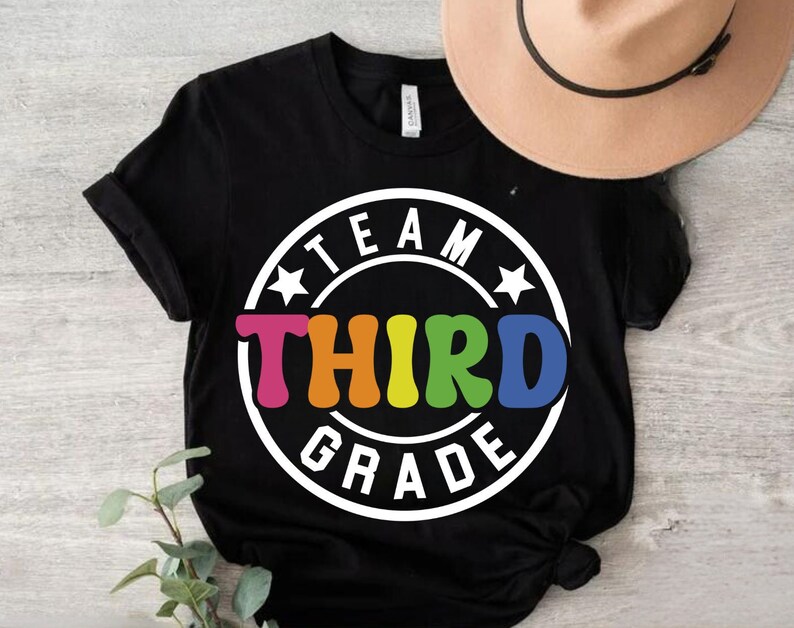 Team Third Grade Svg 3rd Grade Squad Svg First Day of School - Etsy