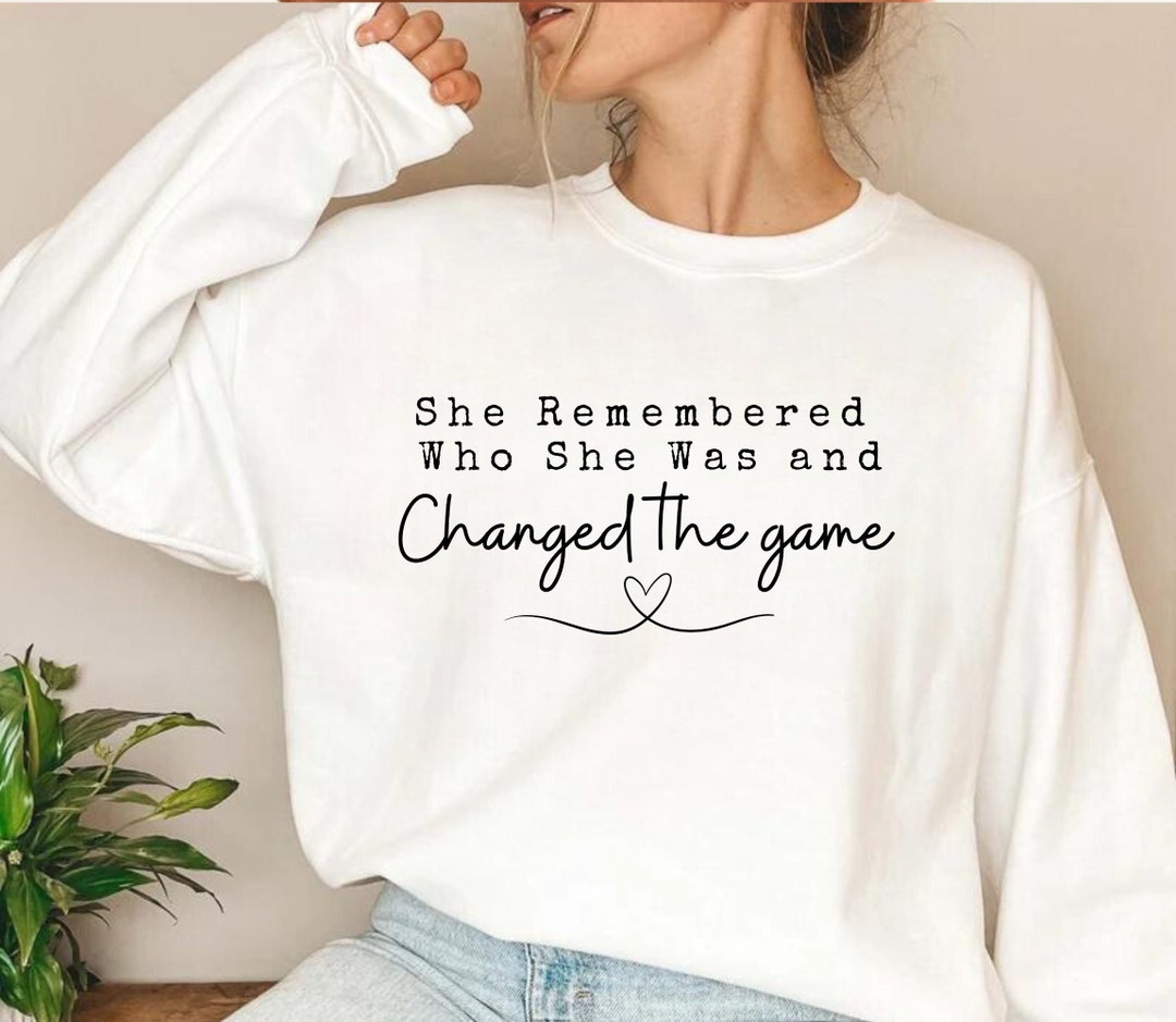 Game Changer Svg, She Remembered Who She Was Svg, I Am She Svg ...