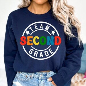 Team Second Grade Svg, 2nd Grade Squad Svg, First Day of School Svg ...
