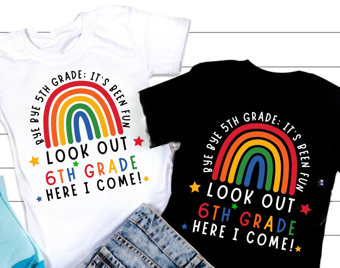 Bye Bye 5th Grade SVG PNG, 5th Grade Svg, End of School, End of School ...