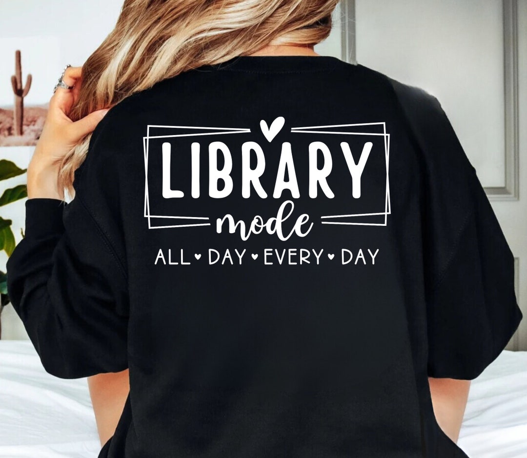 Library Mode SVG PNG, Librarian Shirt Svg, Librarian Svg, Just One More ...