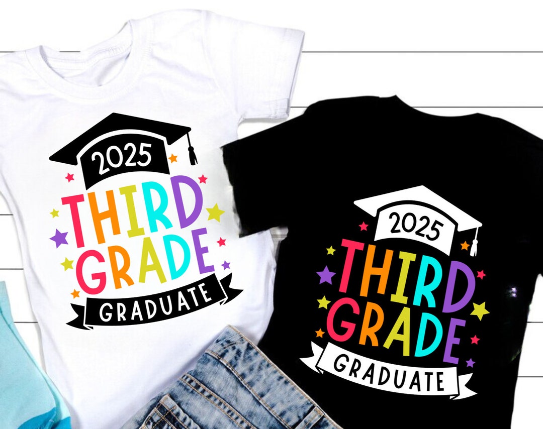 3rd Grade Graduation Svg, End of School Svg, 3rd Grade Graduate Shirt ...