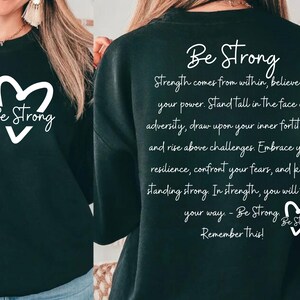 Be Strong SVG: Motivational Inspirational Cut File (digital Download ...
