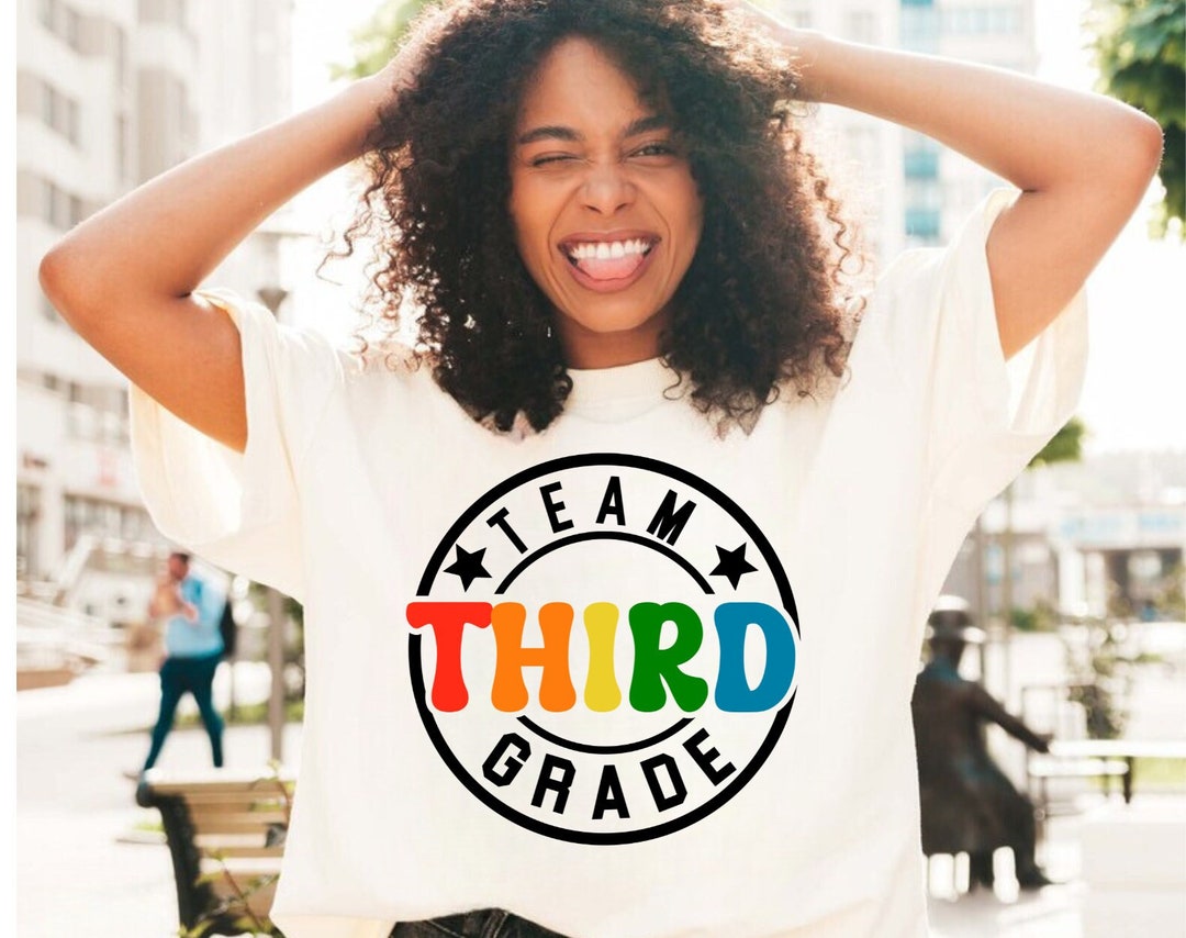 Team Third Grade Svg, 3rd Grade Squad Svg, First Day of School Svg ...