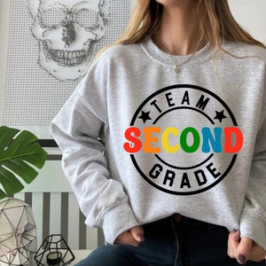 Team Second Grade Svg, 2nd Grade Squad Svg, First Day of School Svg ...