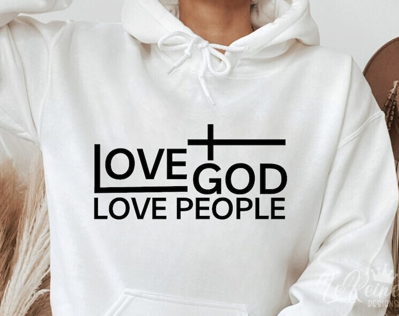 Love God Love People SVG: Christian Bible Verse (digital Download) - Etsy