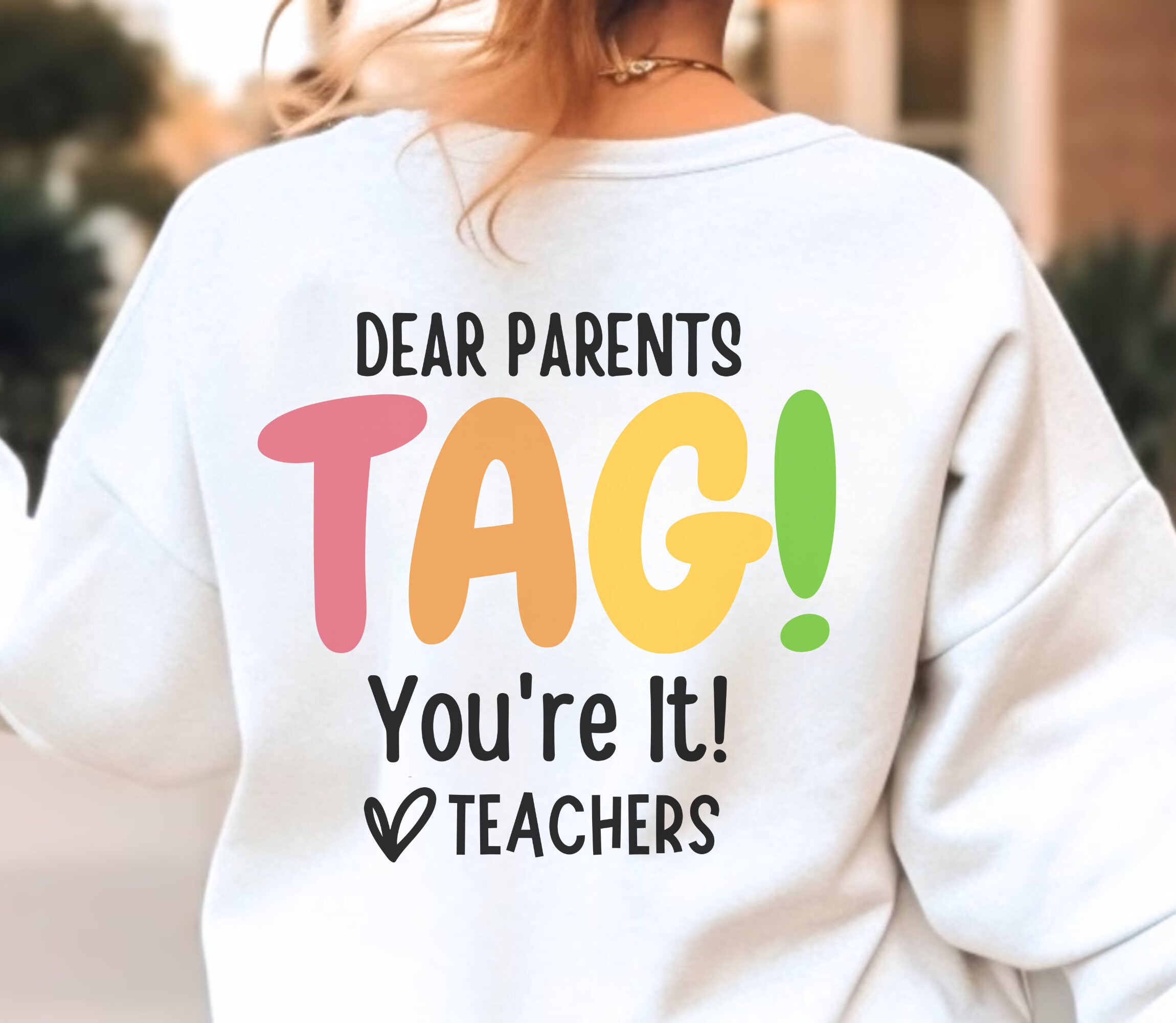 Dear Parents SVG PNG, End of School Svg, Teacher Shirt Svg, Summer Svg ...