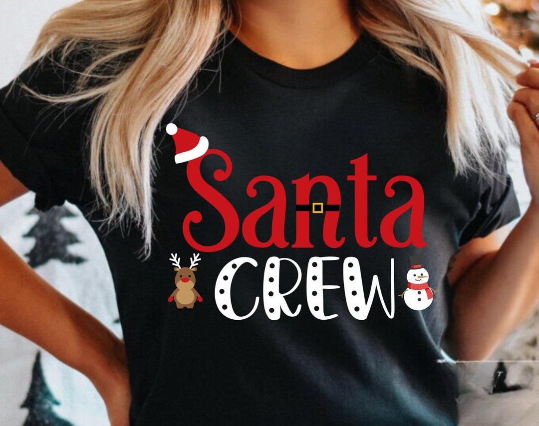Santa Crew SVG PNG PDF, Christmas Vibes Svg, Merry Christmas Svg, Funny ...