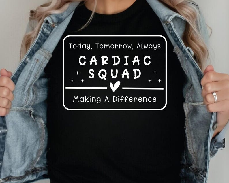 Cardiac Crew SVG PNG, Nurse Doctor Heart Design (digital Download) - Etsy