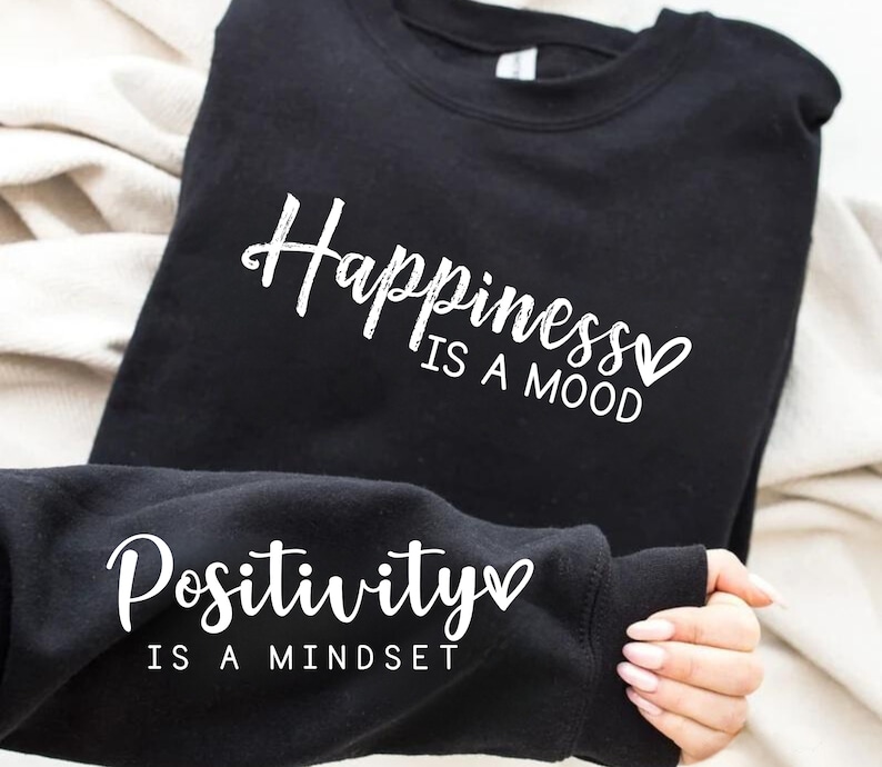 Positivity SVG PNG, Inspirational Quotes, Empowerment Svg, Happiness ...