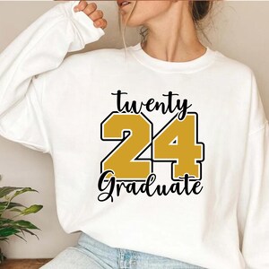 Twenty 24 Graduate SVG PNG, Class of 2024 Png, Senior Svg, Graduation ...
