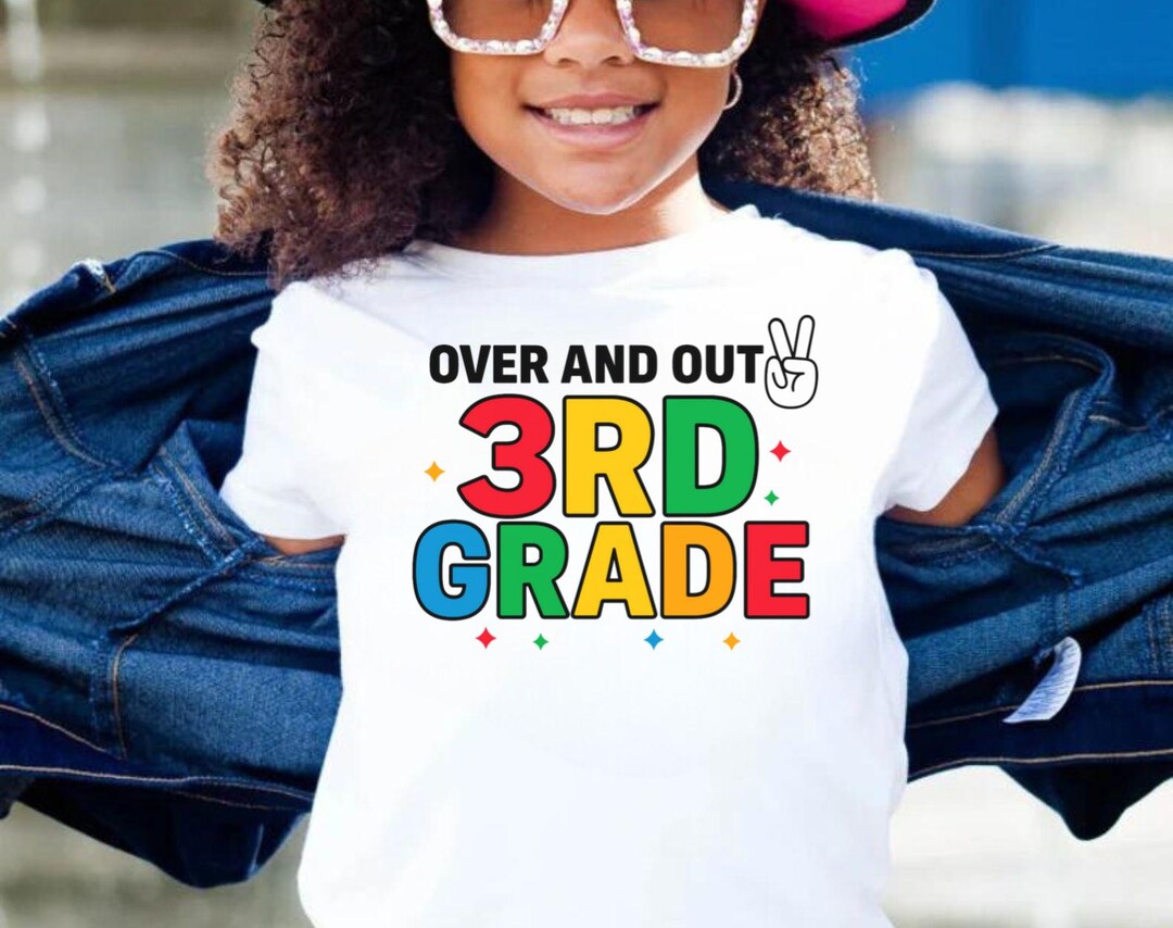 Peace Out 3rd Grade Graduation Svg, End of School Svg, 3rd Grade ...