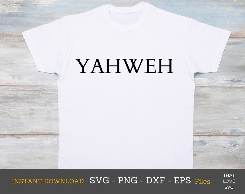 Yahweh Svg Png God Svg Faith Svg Bible Verse Scripture - Etsy
