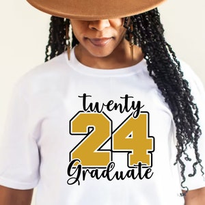 Twenty 24 Graduate SVG PNG, Class of 2024 Png, Senior Svg, Graduation ...