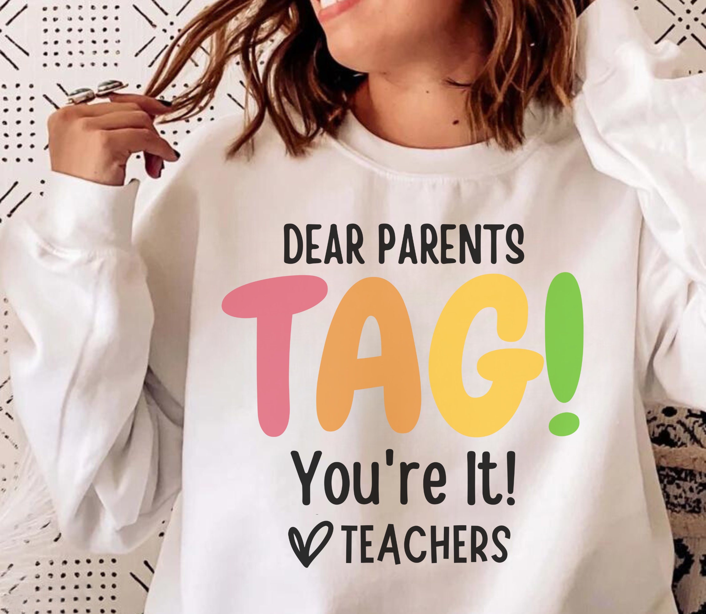 Dear Parents SVG PNG, End of School Svg, Teacher Shirt Svg, Summer Svg ...