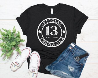 Warning 13 Official Teenager Svg, 13th Birthday Girl Svg, Warning ...