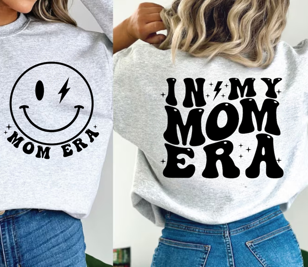 Mom Era SVG PNG: Trendy Mama Shirt Cut File (digital Download) - Etsy