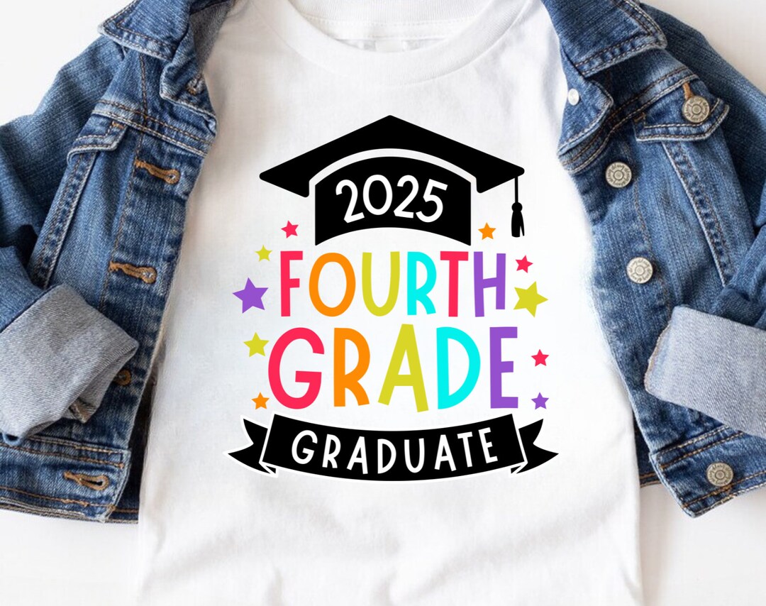 4th Grade Graduation SVG PNG, Fourth Grade Svg, Graduation Svg, Class ...