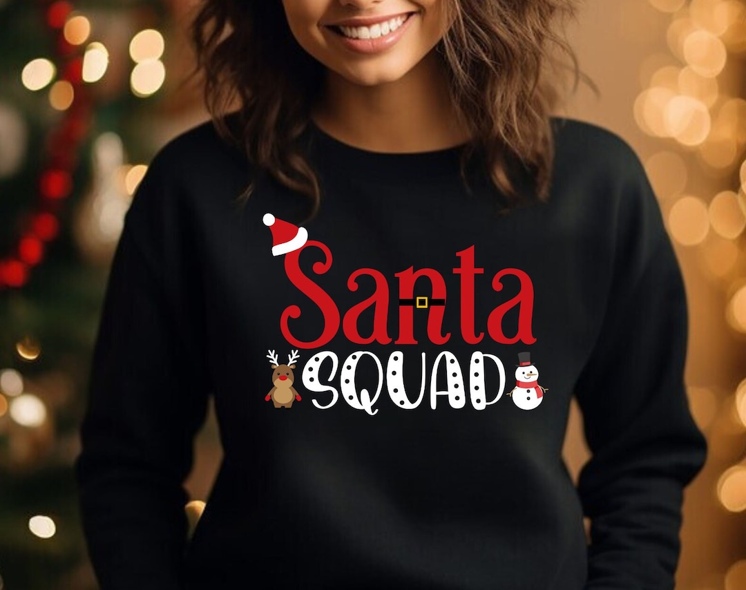 Santa Squad Svg Santa Hat Svg Christmas Squad Svg Christmas - Etsy Canada
