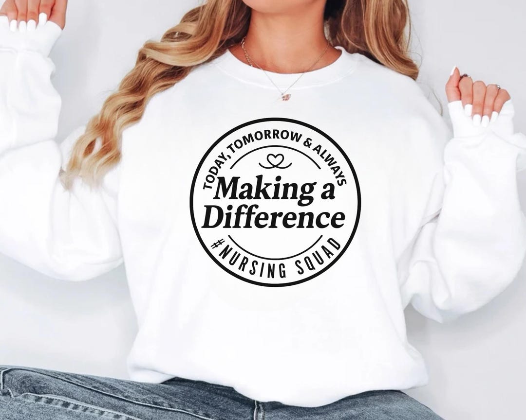 Making A Difference Nursing Squad Svg, Nurse Team Svg, Nurse Life Svg ...