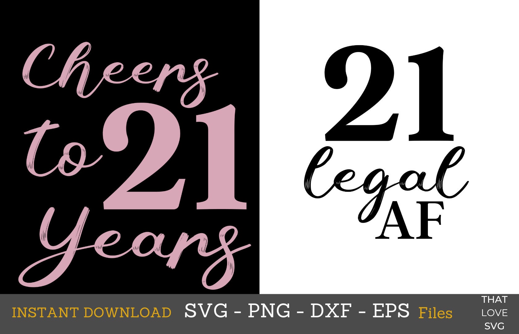 21st Birthday SVG, 21st SVG, 21 Birthday Svg, Cheers to 21 Years Svg ...