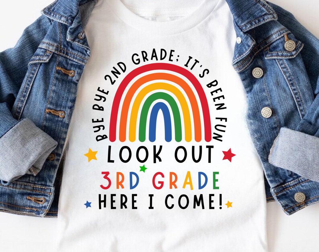 Bye Bye 2nd Grade SVG PNG, 2nd Grade Svg, End of School, End of School ...