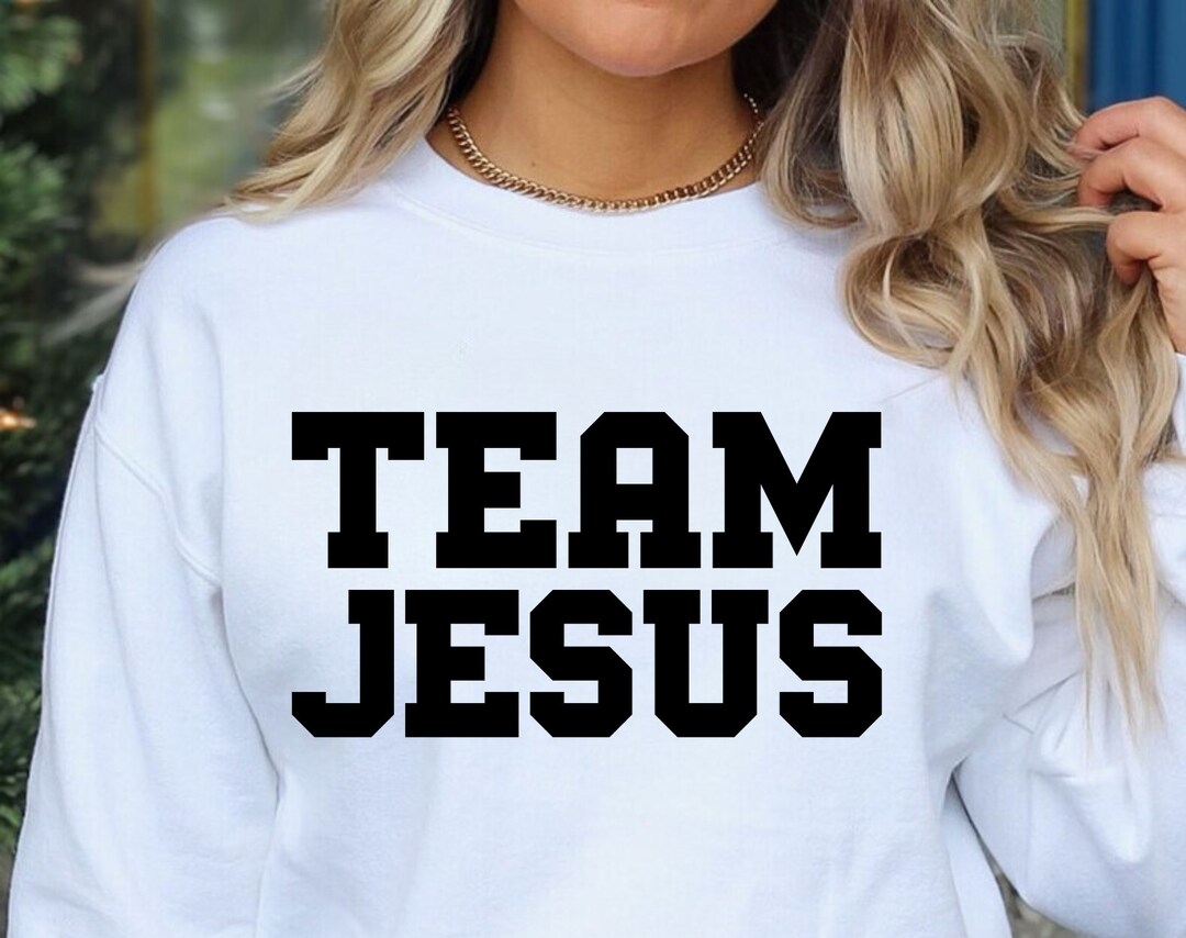 Team Jesus Svg: Faith Bible Verse, Sport Font (digital Download) - Etsy